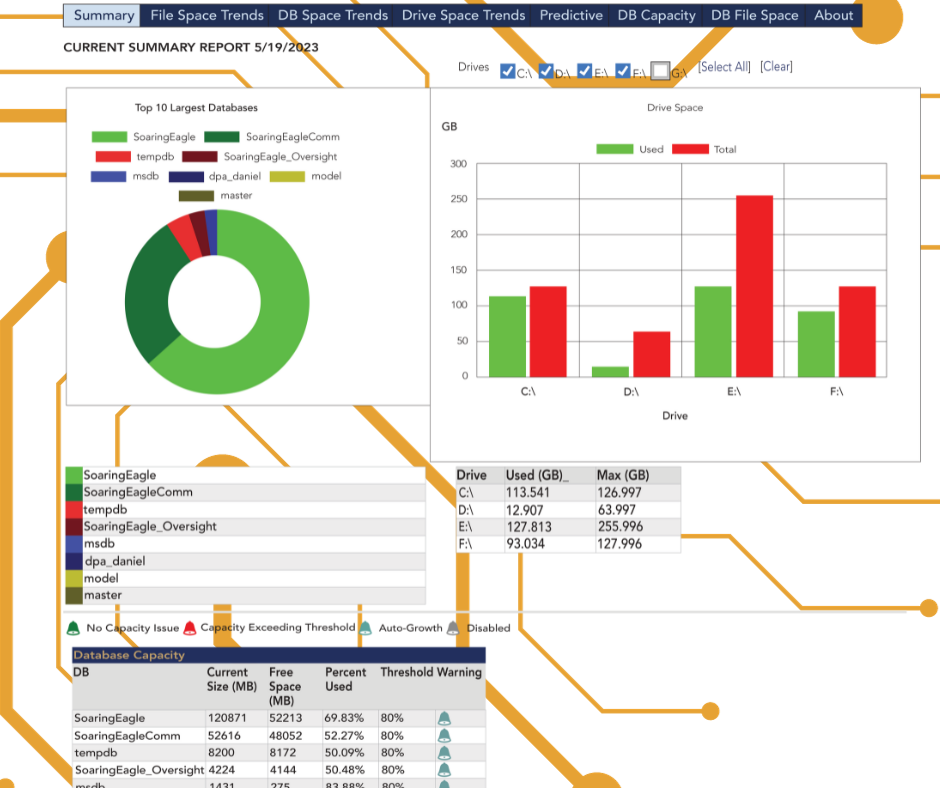 Database Monitoring Services | Soaring Eagle Data Solutions
